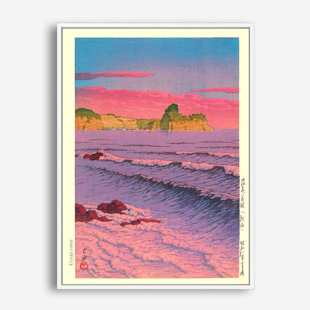 Morning Sea At Shiribeshi by Kawase Hasui Poster Art Print – WES & CO ...