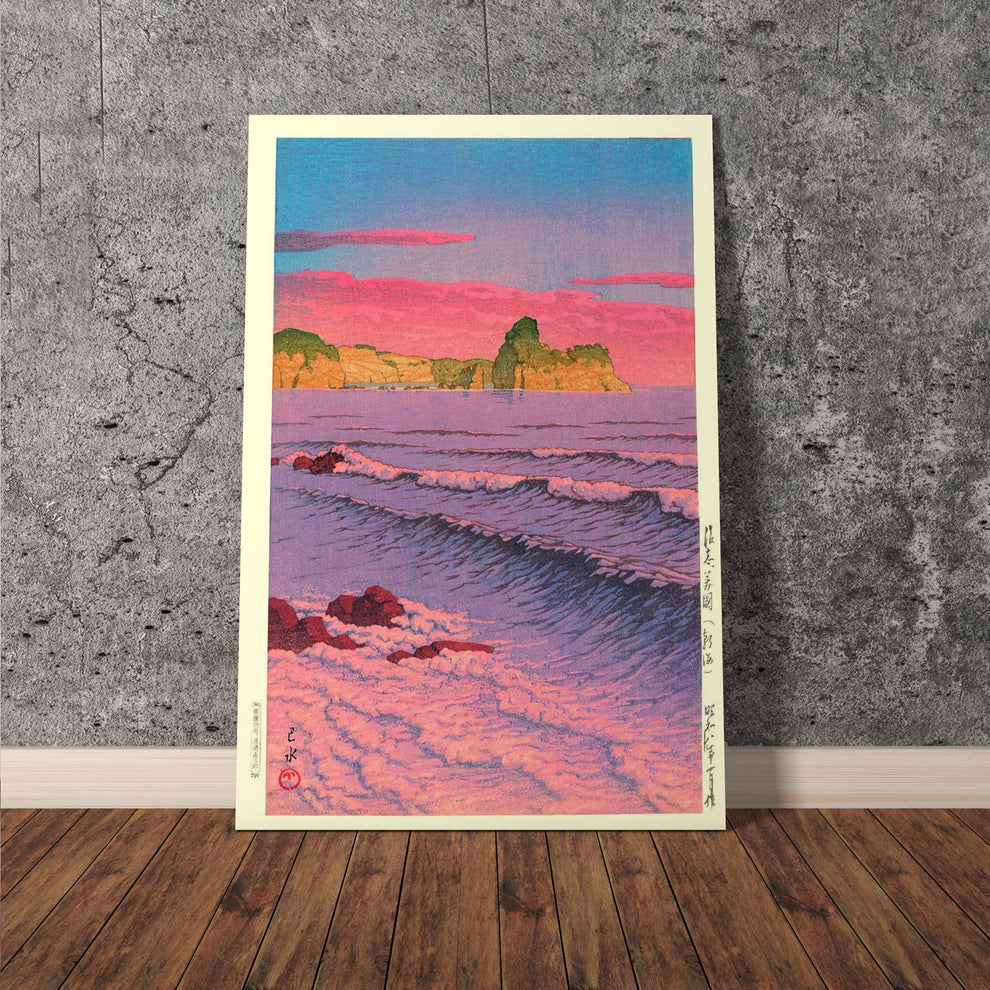 Morning Sea At Shiribeshi by Kawase Hasui Poster Art Print – WES & CO ...