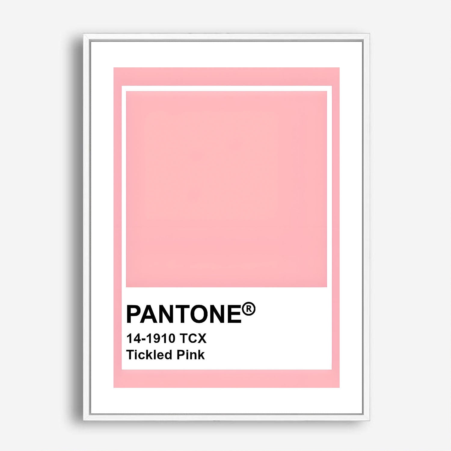 Pantone Tickled Pink Poster Art Print – WES & CO Gallery